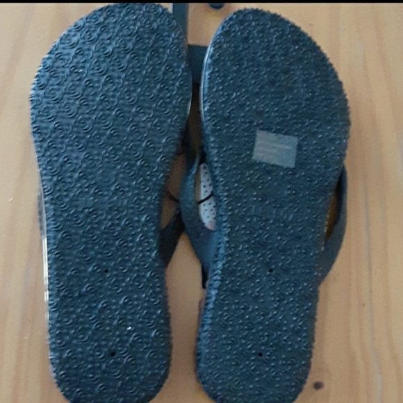 Chatties Shoes Chatties Black Gem Embellished Flip Flops Sandals Poshmark